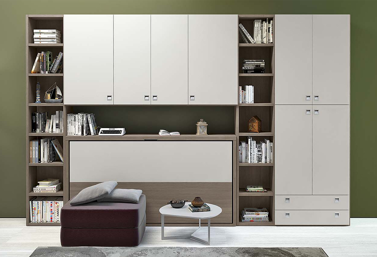 Libreria a parete componibile modello Start - Parete - CLEVER.IT Libreria a parete componibile modello Start - Parete - CLEVER.IT