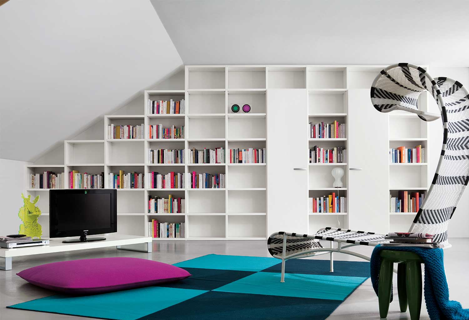 Libreria a parete componibile modello Start - Parete - CLEVER.IT Libreria a parete componibile modello Start - Parete - CLEVER.IT