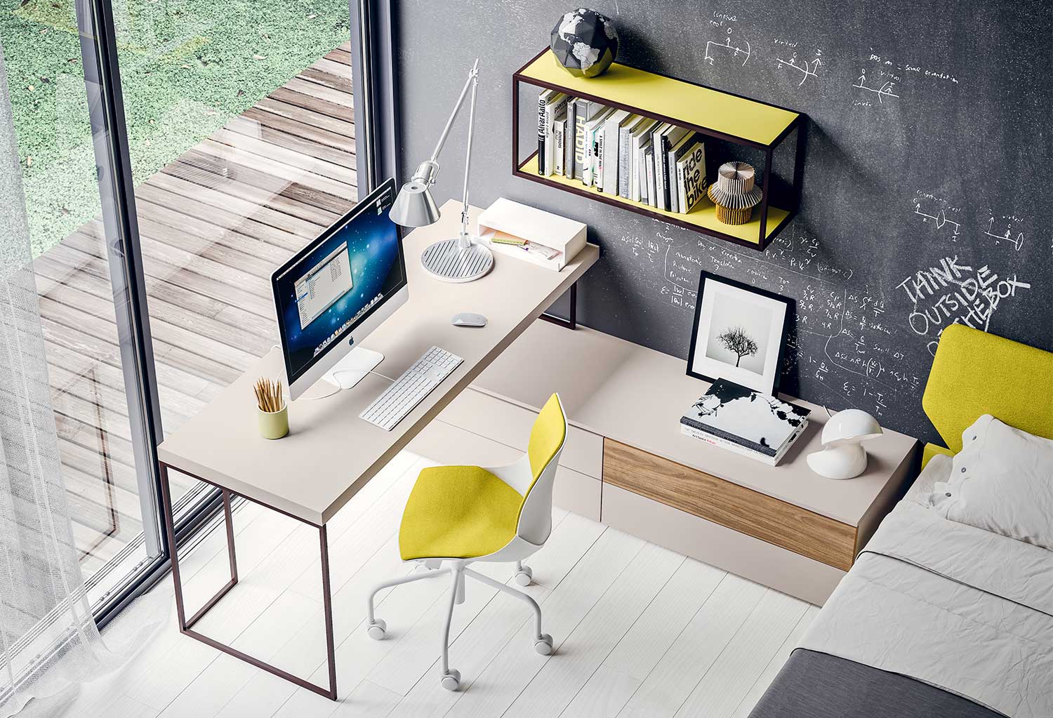 Camera per ragazzo con scrivania Start T01 - CLEVER.IT